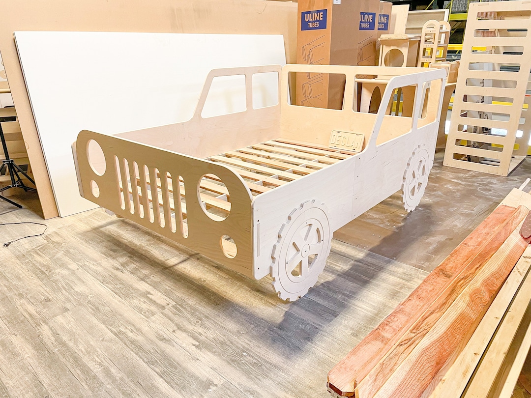 Truck Bed Kids Wooden 4x4 Truck Bed Montessori Bed Montessori Floor Bed ...