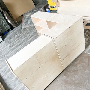 Corner Shelf Montessori Toy Shelf Corner Toyshelf Montessori Wooden ...