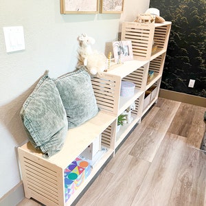 Montessori Furniture Minimalist Furniture Modular Modern Montessori Toy ...