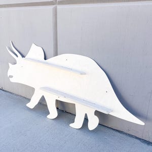 Toy Display Toddler Dinosaur Shelf Wall Mounted Cubbies Dino Decor for ...