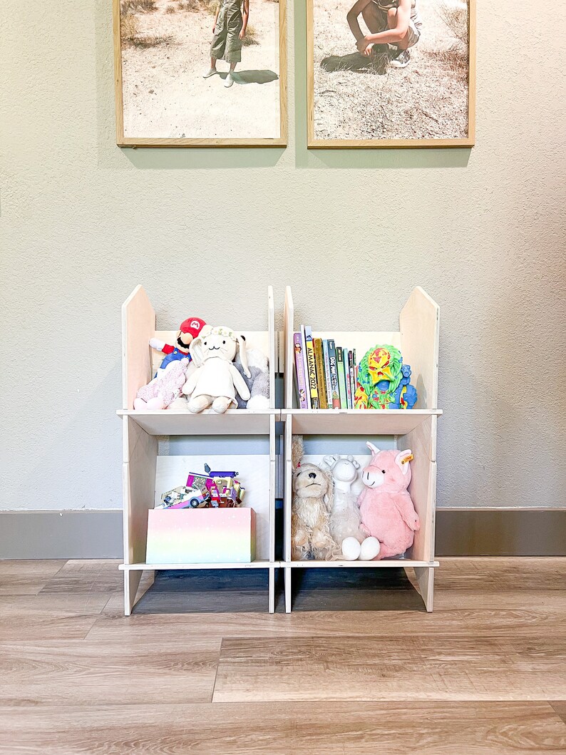STAR Stackable Storage Cubes set of 2 Cubes Montessori Toy | Etsy