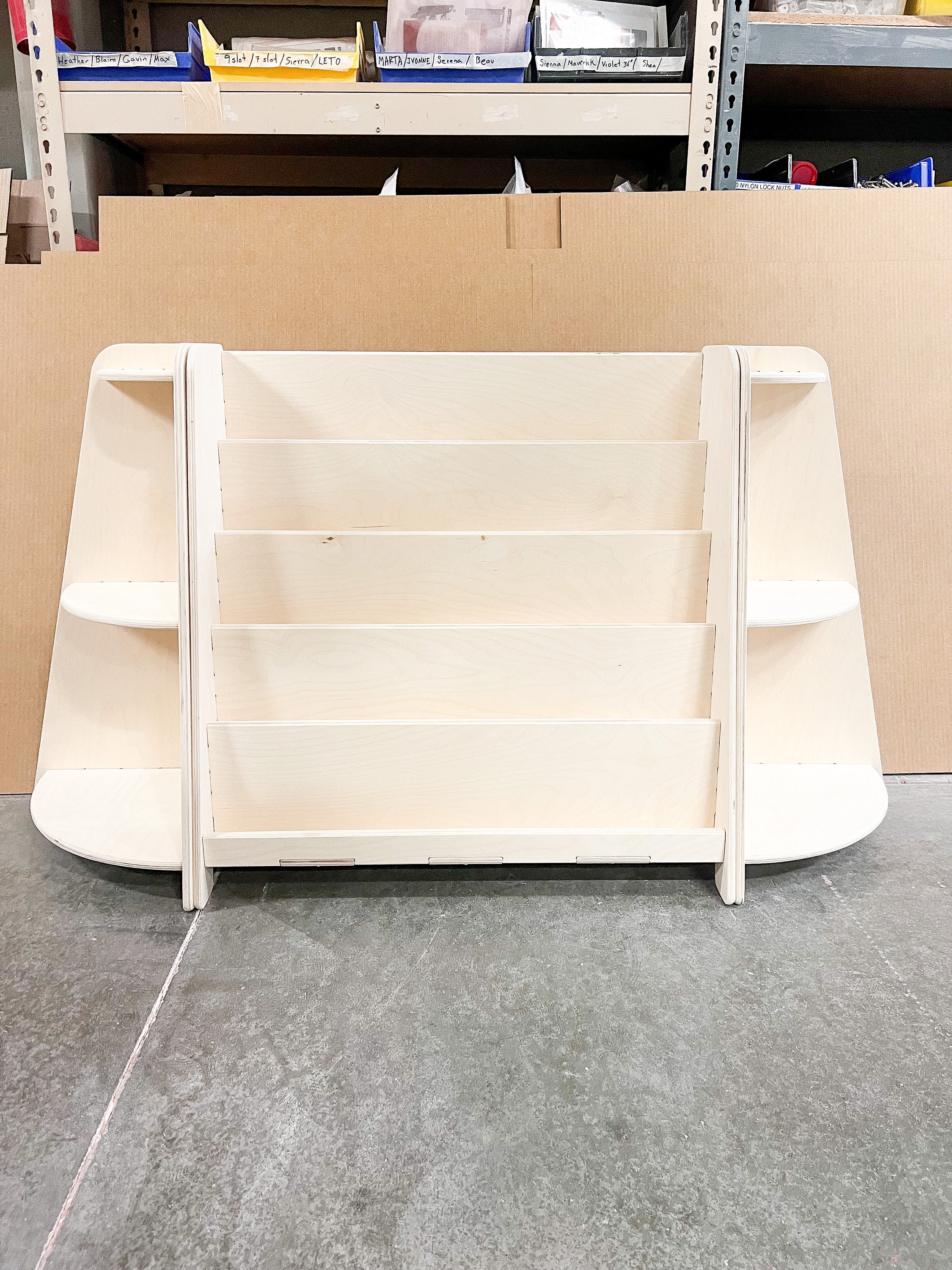 Montessori Corner Toy Shelves – Baltic Birch Plywood Toddler Furniture ...