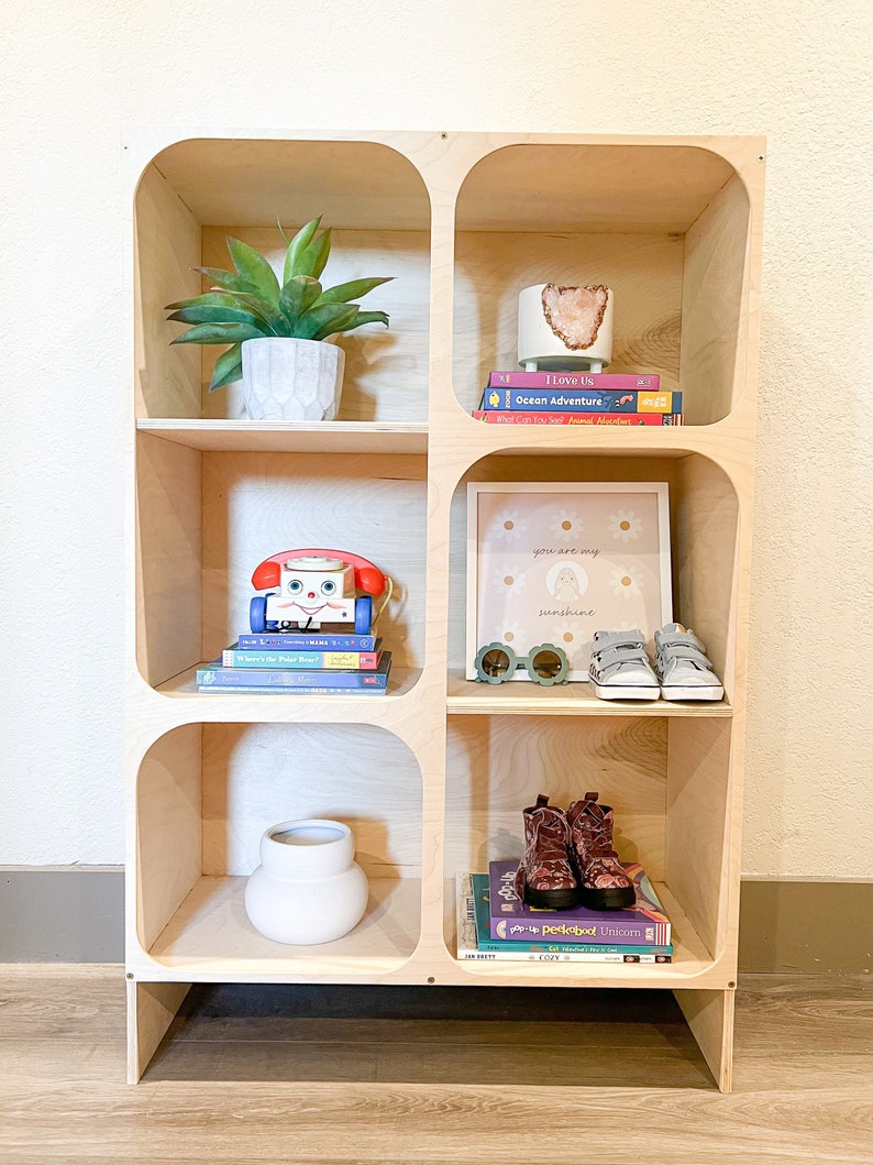 GRACE Cube Bookcase Cube Shelves Cubby Bookshelf Playroom - Etsy