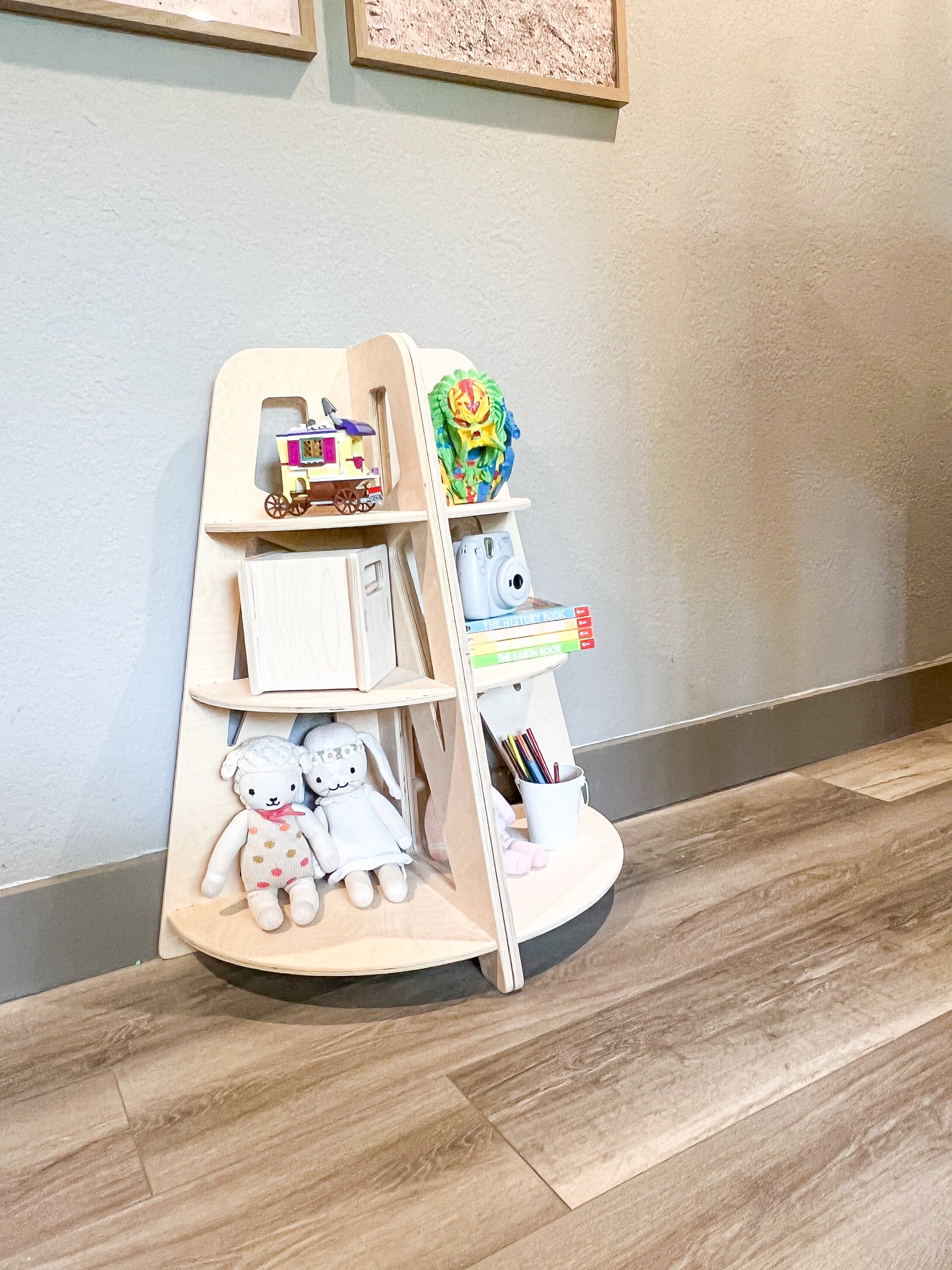 Montessori Corner Toy Shelves – Set of 2, Baltic Birch Plywood ...