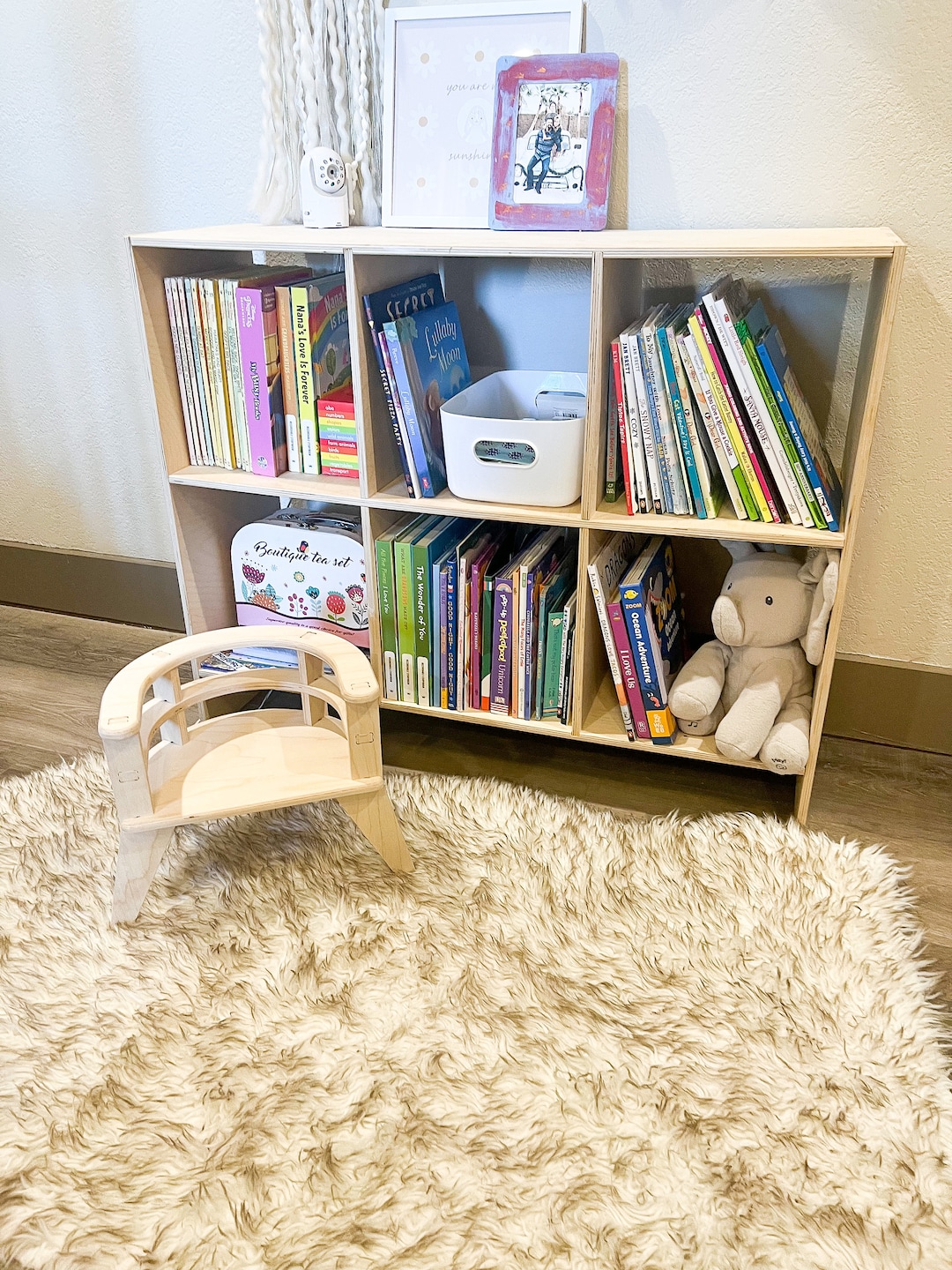 Toddler Weaning Chair Montessori Furniture Wooden Kids Chair Montessori ...
