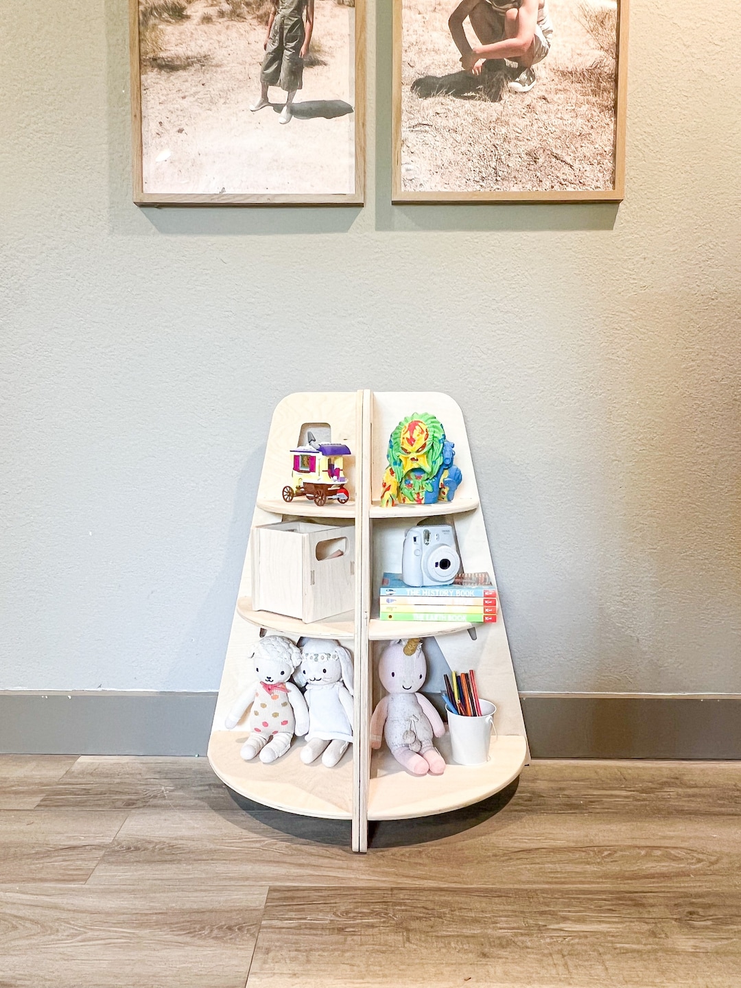 SERENA- Montessori Corner Toy Shelfs - Set of 2 - Toddler Toy Shelf’s ...