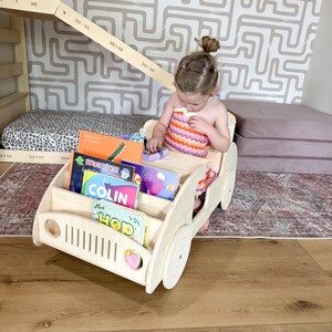 Toddler Boy Gift Toy Car Book Storage for Childrens Books Toy Car ...