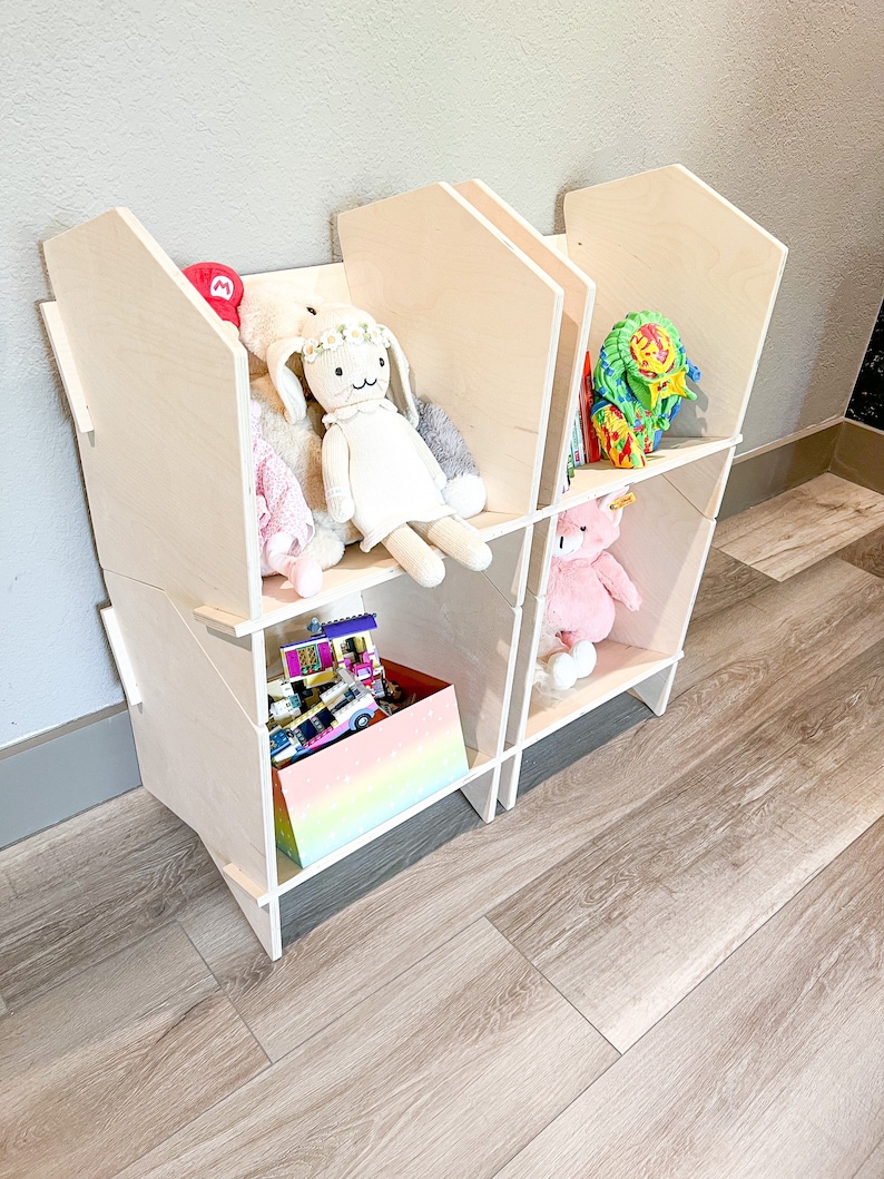 STAR Stackable Storage Cubes set of 2 Cubes Montessori Toy | Etsy