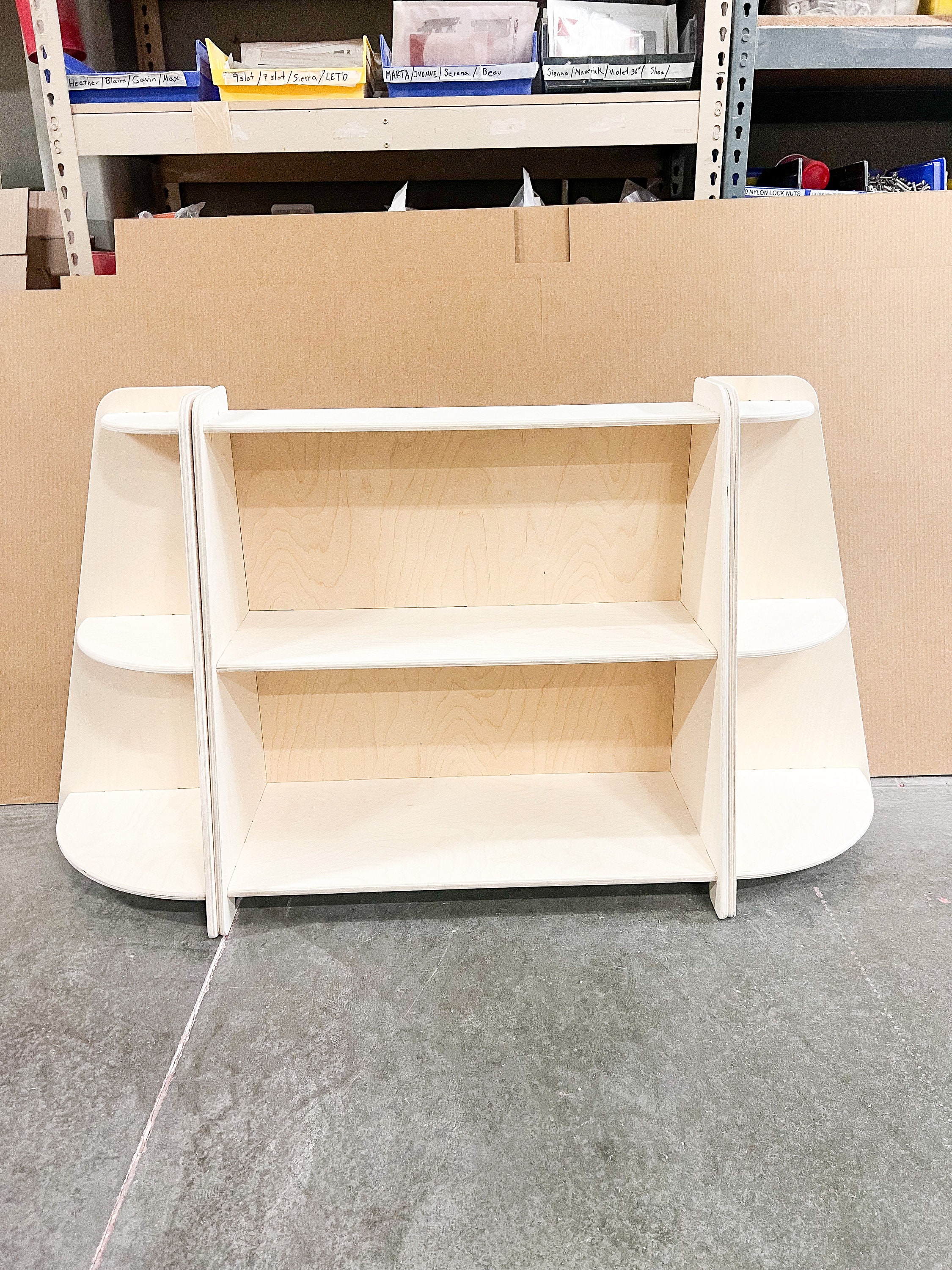 Montessori Corner Toy Shelves – Baltic Birch Plywood Toddler Furniture ...
