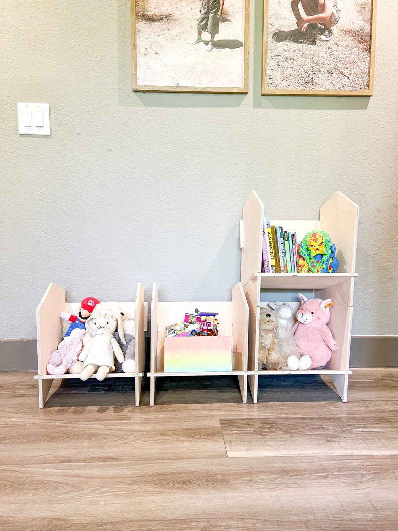 STAR Stackable Storage Cubes set of 2 Cubes Montessori Toy | Etsy