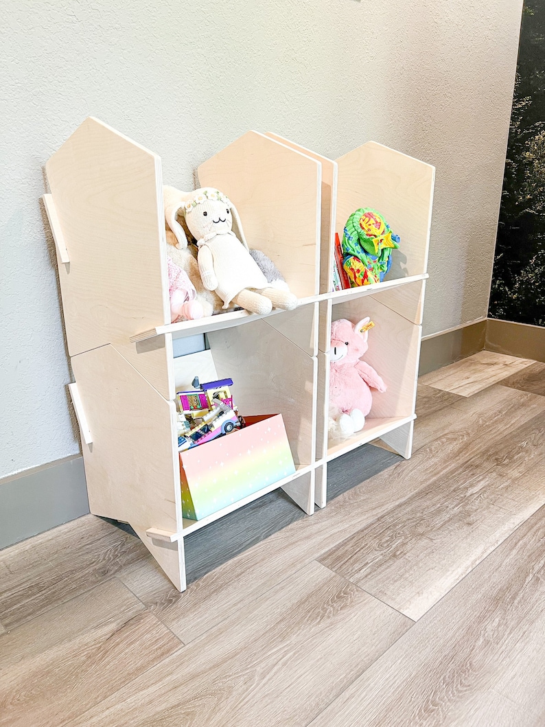 STAR Stackable Storage Cubes set of 2 Cubes Montessori Toy | Etsy