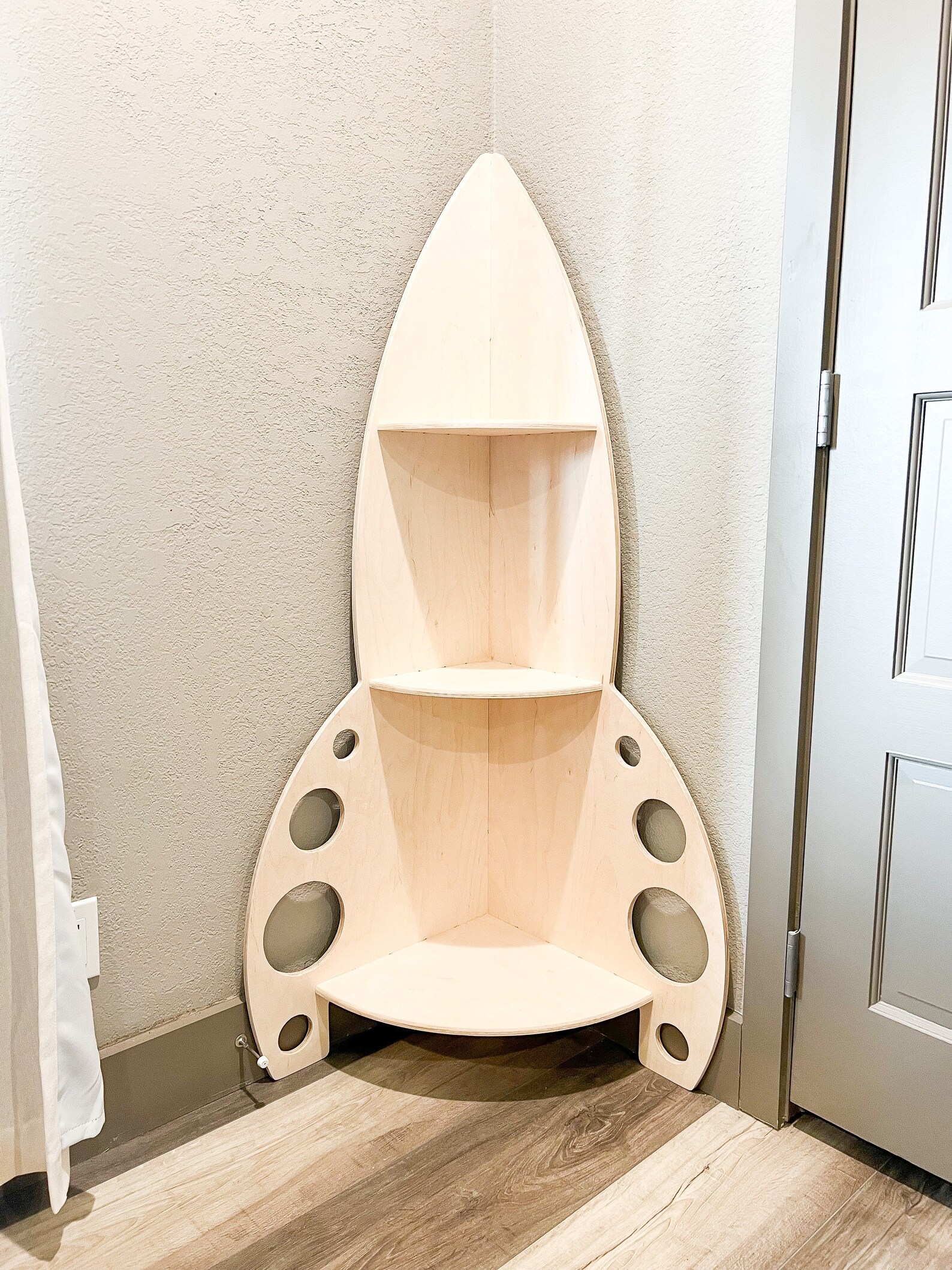 HOUSTON Rocket Shelf Montessori Toy Shelf Toddler Corner - Etsy
