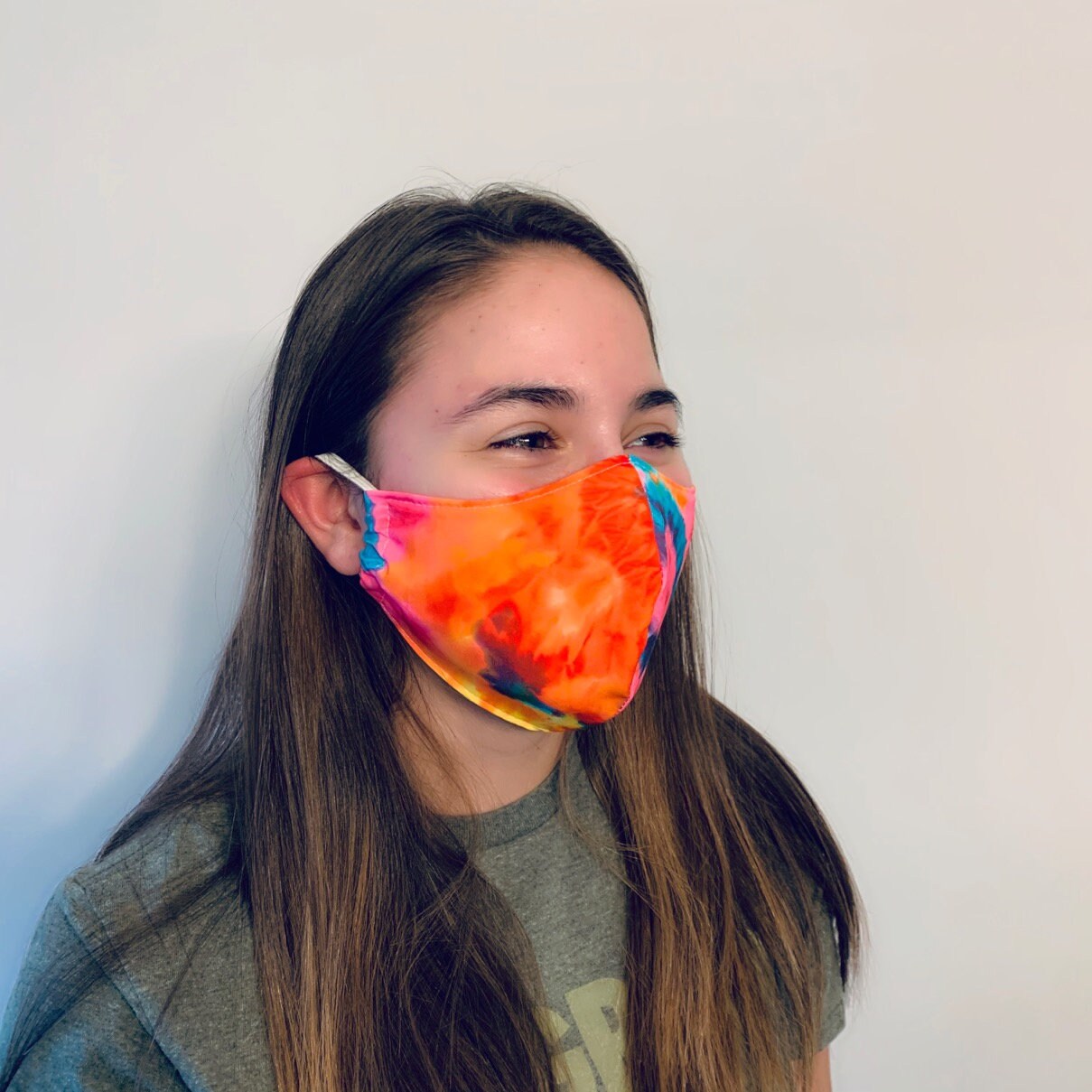 Unisex Adult Face Mask Water Resistant Tie Dye Print | Etsy