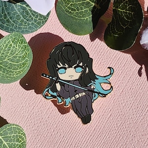 Mitsuri Shinobu Muichiro Hashira Enamel Pin Anime Demon Pin KNY DS - Etsy