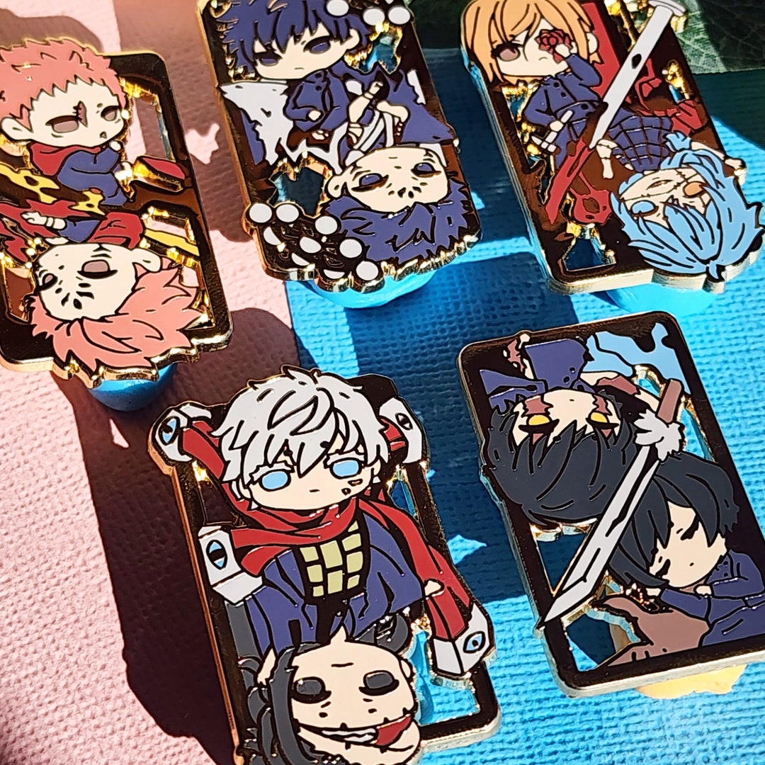 JJK Shibuya Enamel Pin Japanese Anime Gold Enamel Pin - Etsy
