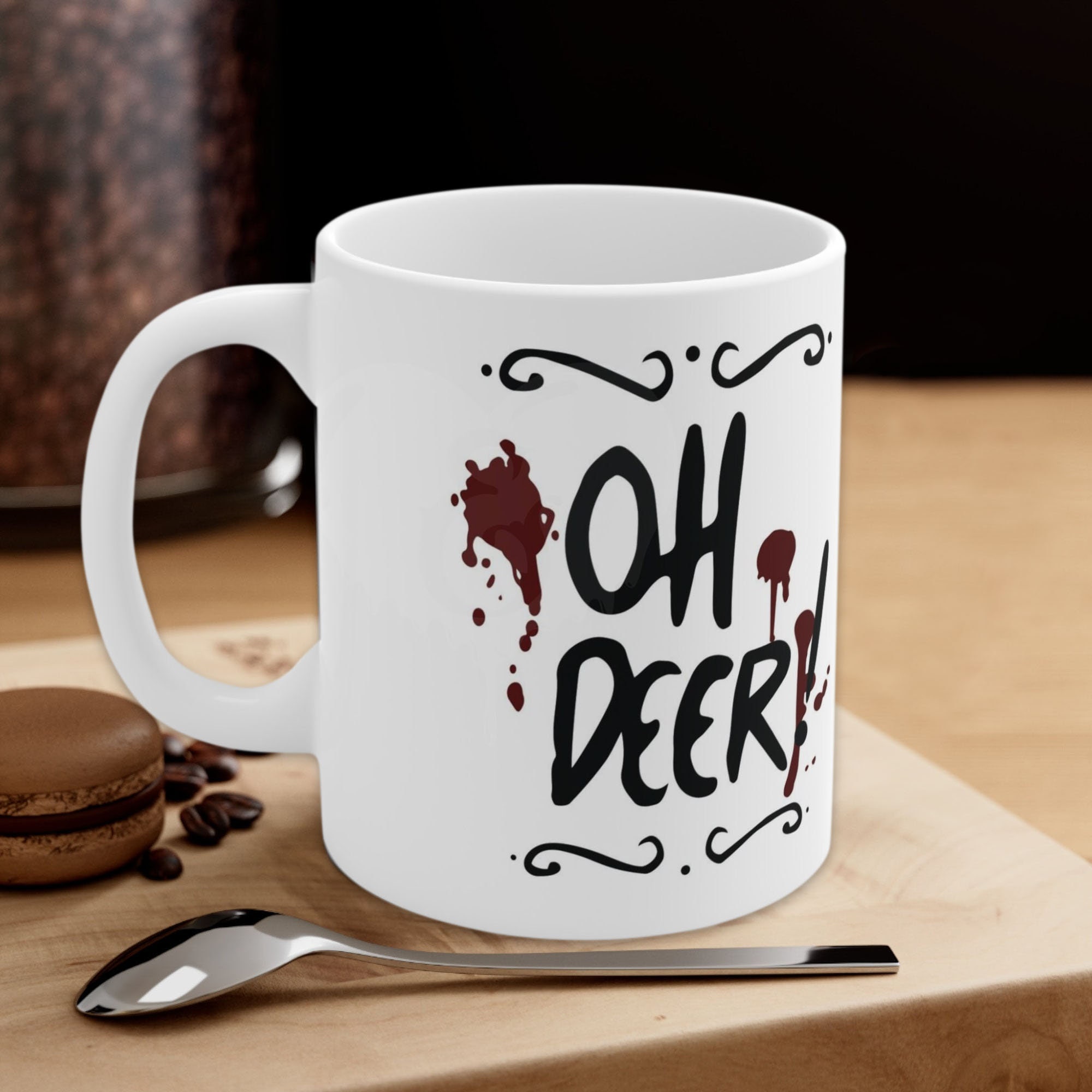 Hazbin Hotel Mug, OH DEER Mug, Fan Art Alastor's Mug Alastor Fanart Tea ...