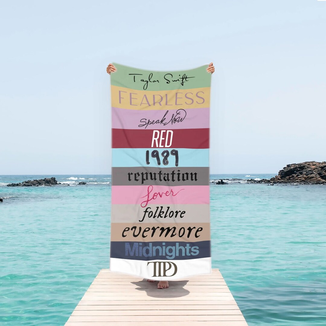 Swift Beach Towel, Swiftie Gift, Swiftie Beach Towel Gift for Beach ...