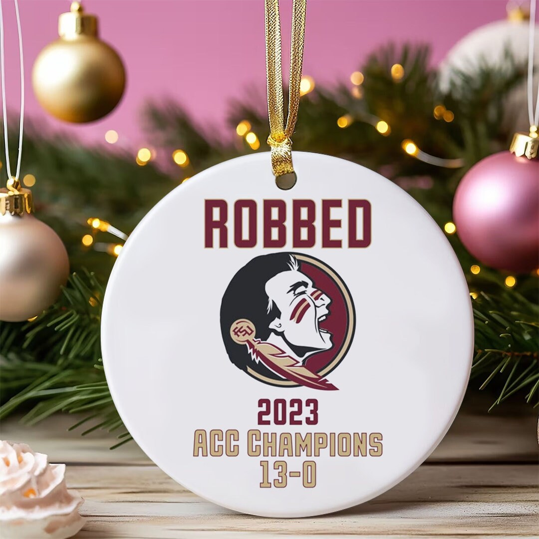 FSU Ornament Florida State University ACC Champions Christmas - Etsy UK