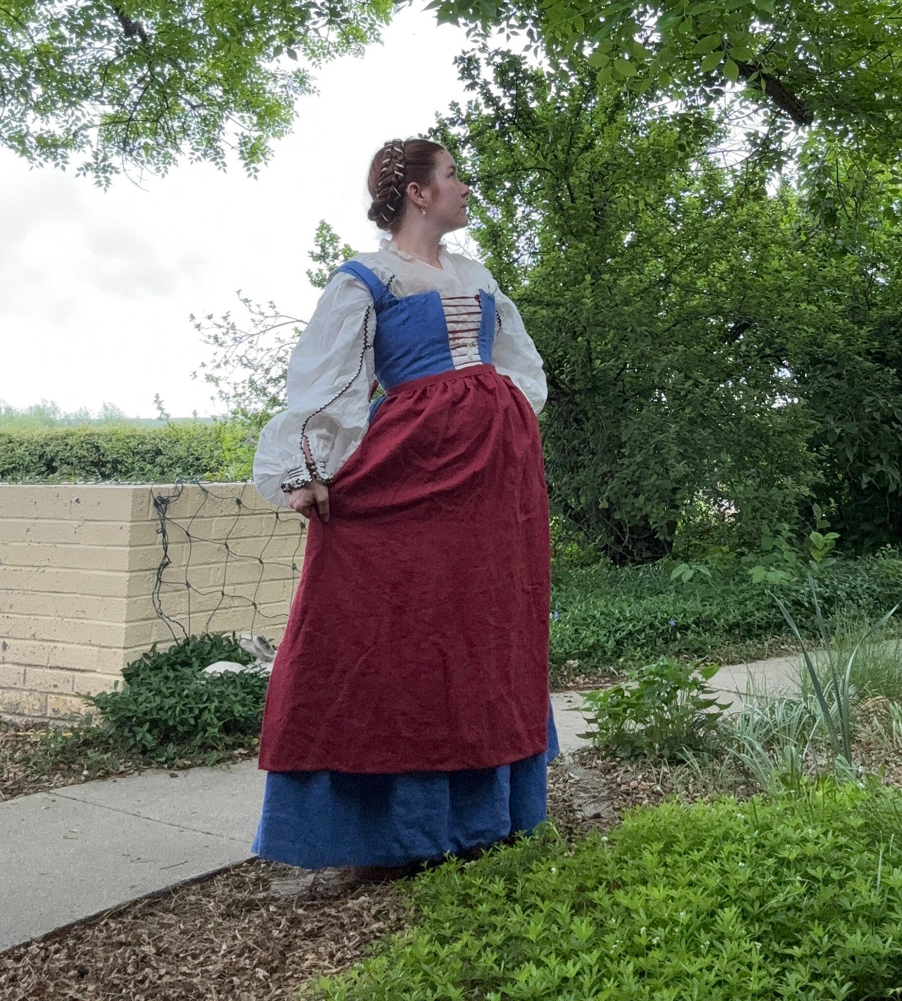 Linen Renaissance Apron - Etsy