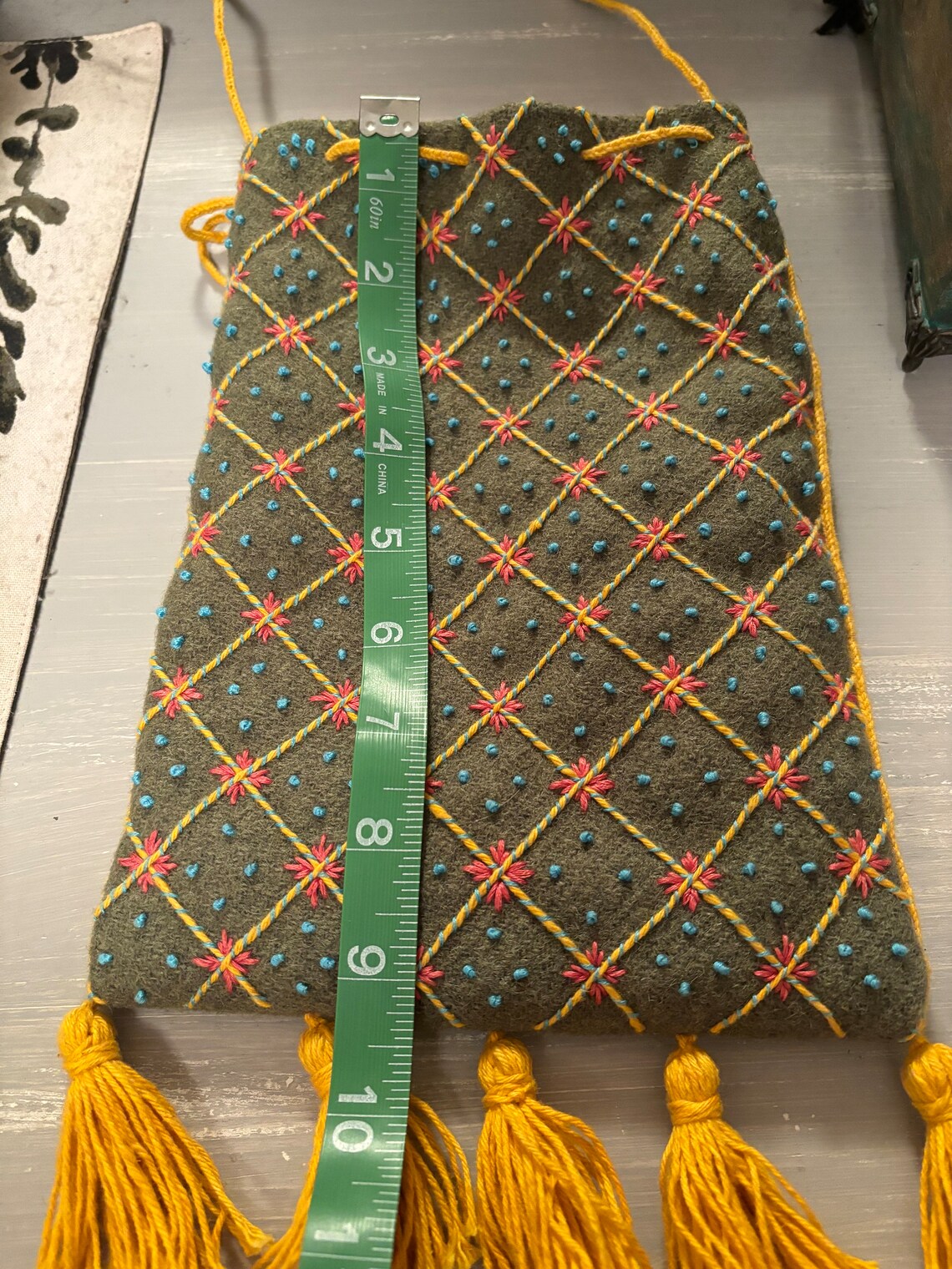 Embroidered Medieval Drawstring Purse - Etsy