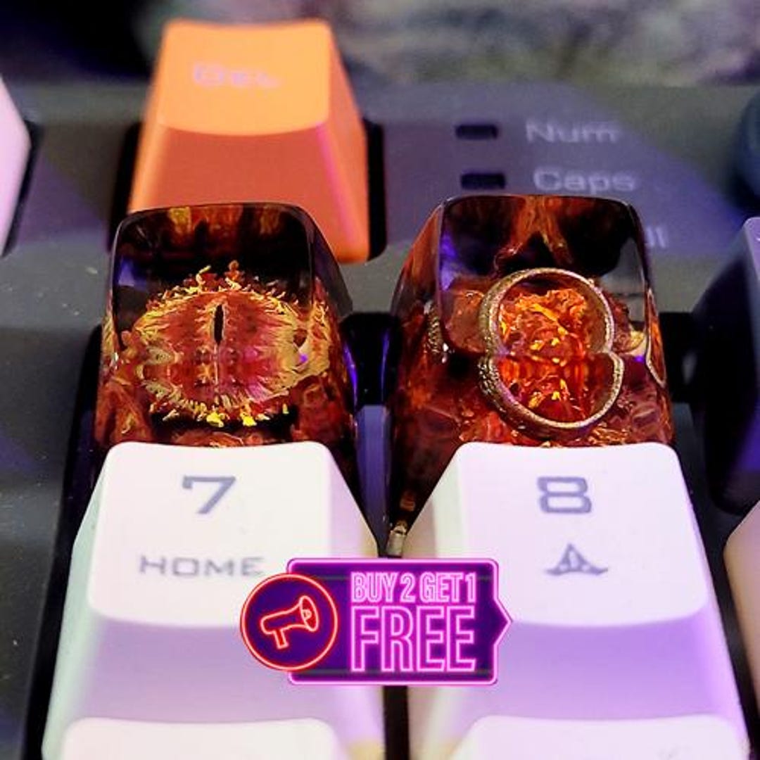 Lo.rd of the Rin.g Keycap, Sauron Eye and the Ri.ng of Da.rk Lo.rd ...
