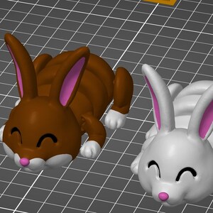 Articulating Bunny Fidget Toy - Desk Decor Rabbit - Multiple Sizes to ...