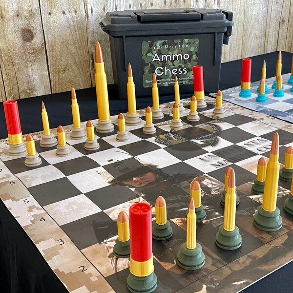 Military Chess Set - Etsy