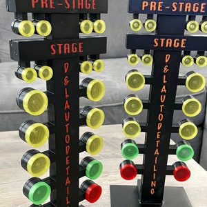 Drag Race Tree Lights - Christmas Tree Desktop Display With LED Lights ...