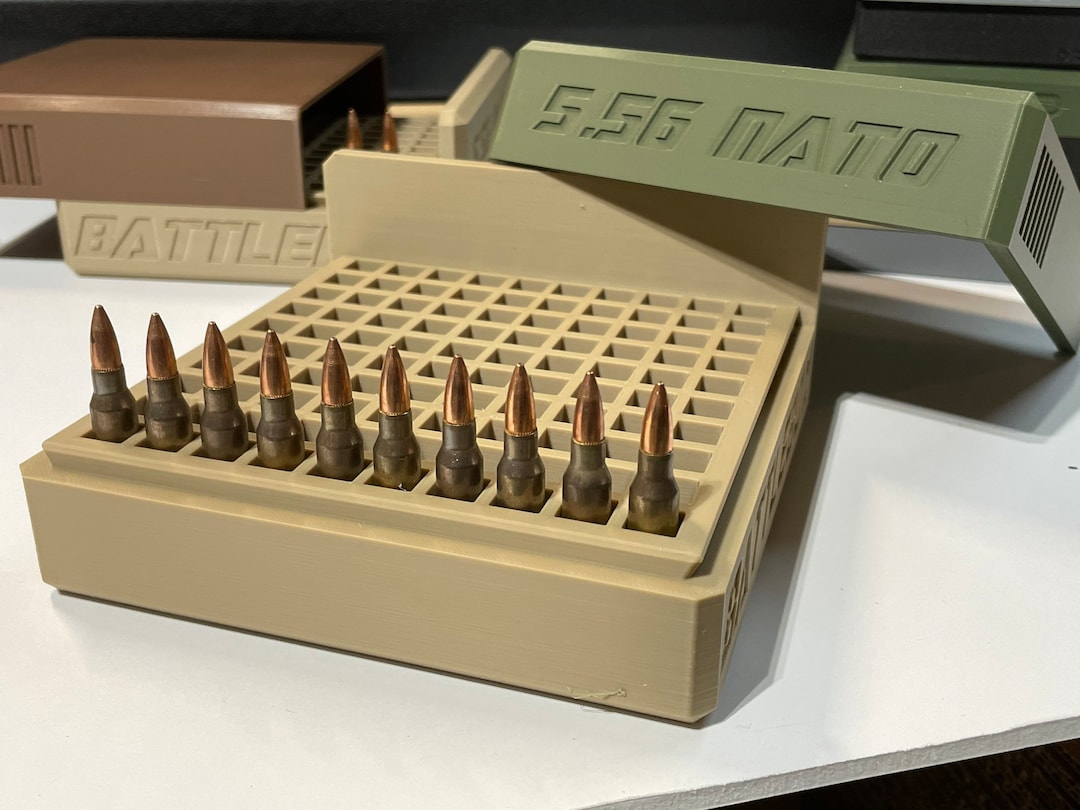 223/5.56 Ammo Box 100 Round - Perfect for Range Day - Holds 100 Rounds ...