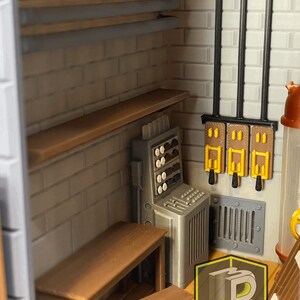 Frankenstein Lab Themed Book Nook - Bookshelf Decoration and Home ...