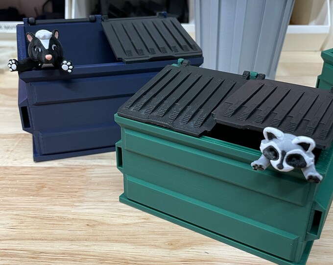 Desk Dumpster 2.5 Inches Wide - Etsy