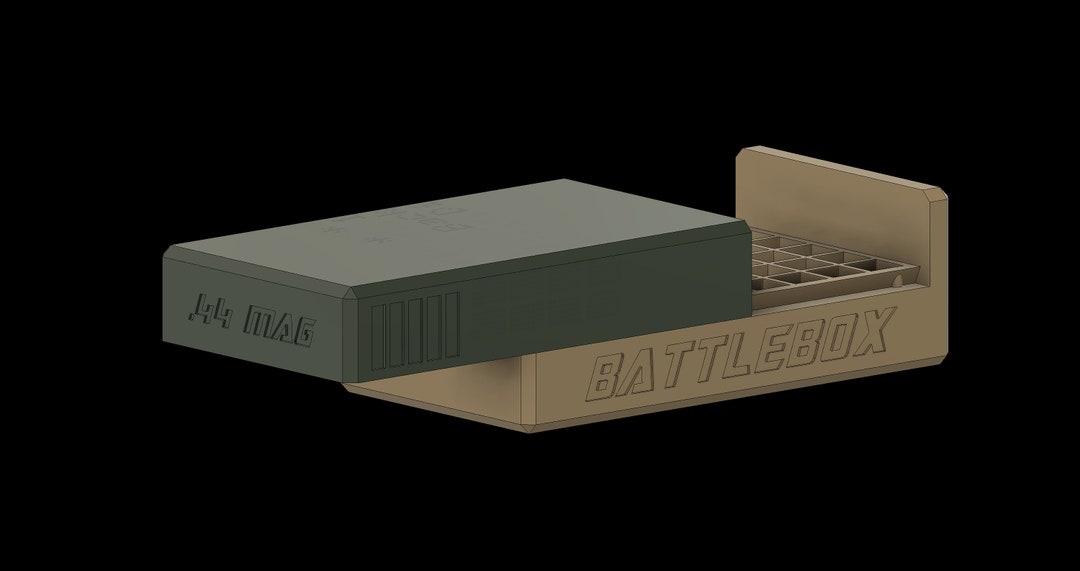 44 Magnum Ammo Box - Perfect for Range Day - Holds 50 Rounds of .44 Mag ...