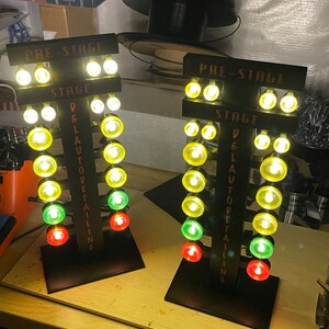 Drag Race Tree Lights: LED Desktop Display - Etsy
