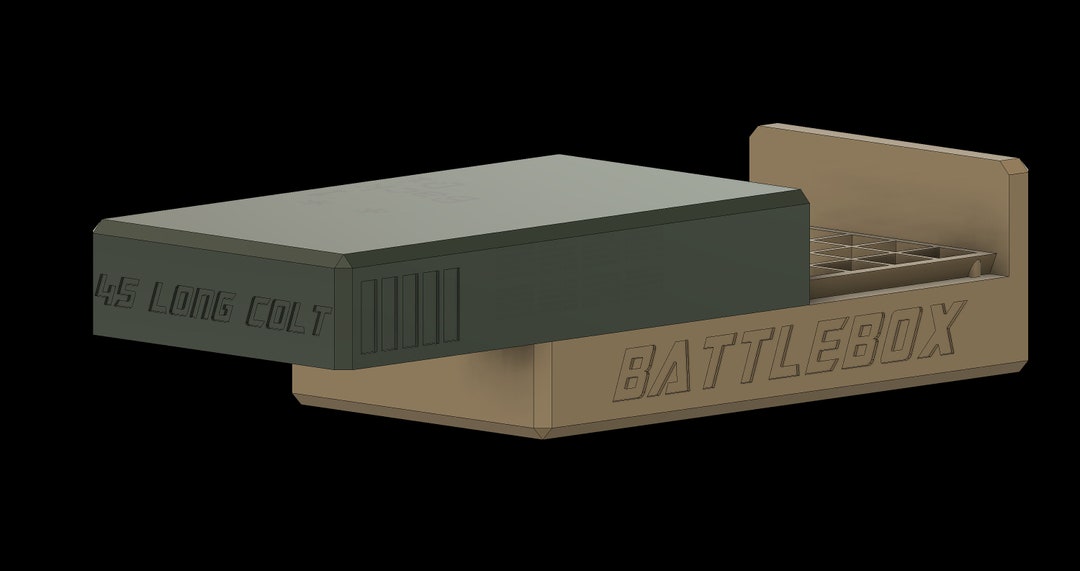 45 Long Colt Ammo Box Ammunition Storage - Perfect for Range Day Holds ...