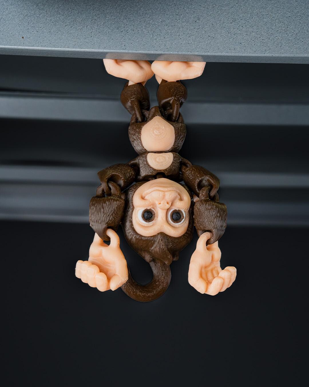 Baby Chimpanzee Action Figure Model - Flexible and Articulating Exotic ...