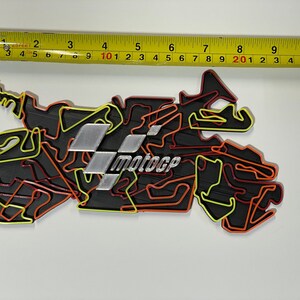 Motogp Wall Art (fan Art) World Class Racetrack Outlines in the Shape ...