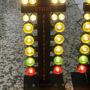 Drag Race Tree Lights: LED Desktop Display - Etsy