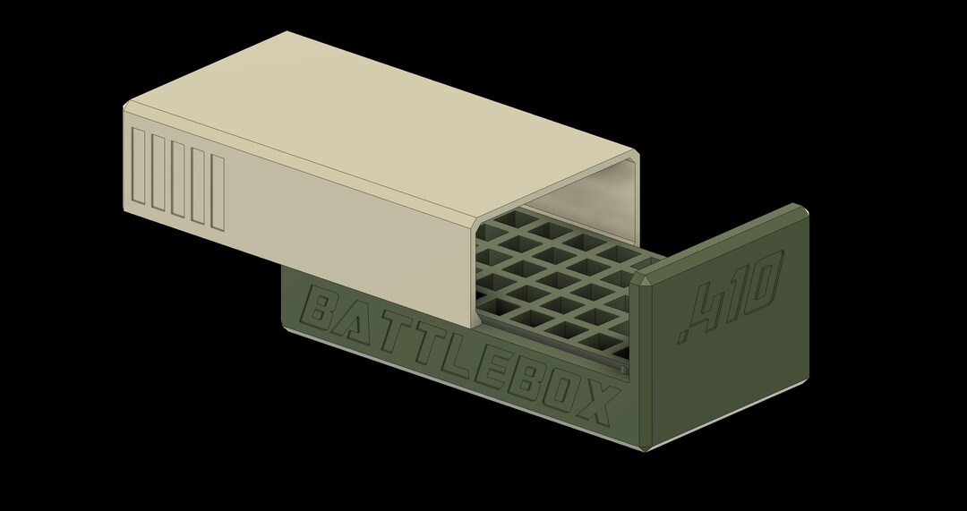 410 Shotgun Ammo Box - Perfect for Range Day - Holds 50 Rounds of .410 ...