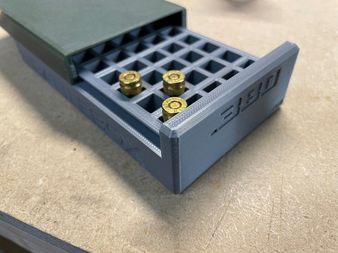 Ammo Box .380 Ammunition Storage Case - Perfect for Range Day or ...