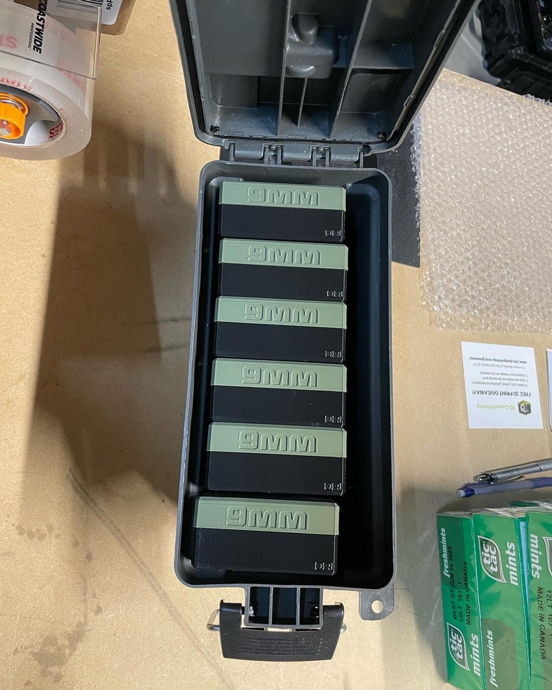 9mm Ammo Box Ammunition Storage Perfect for Range Day - Etsy UK