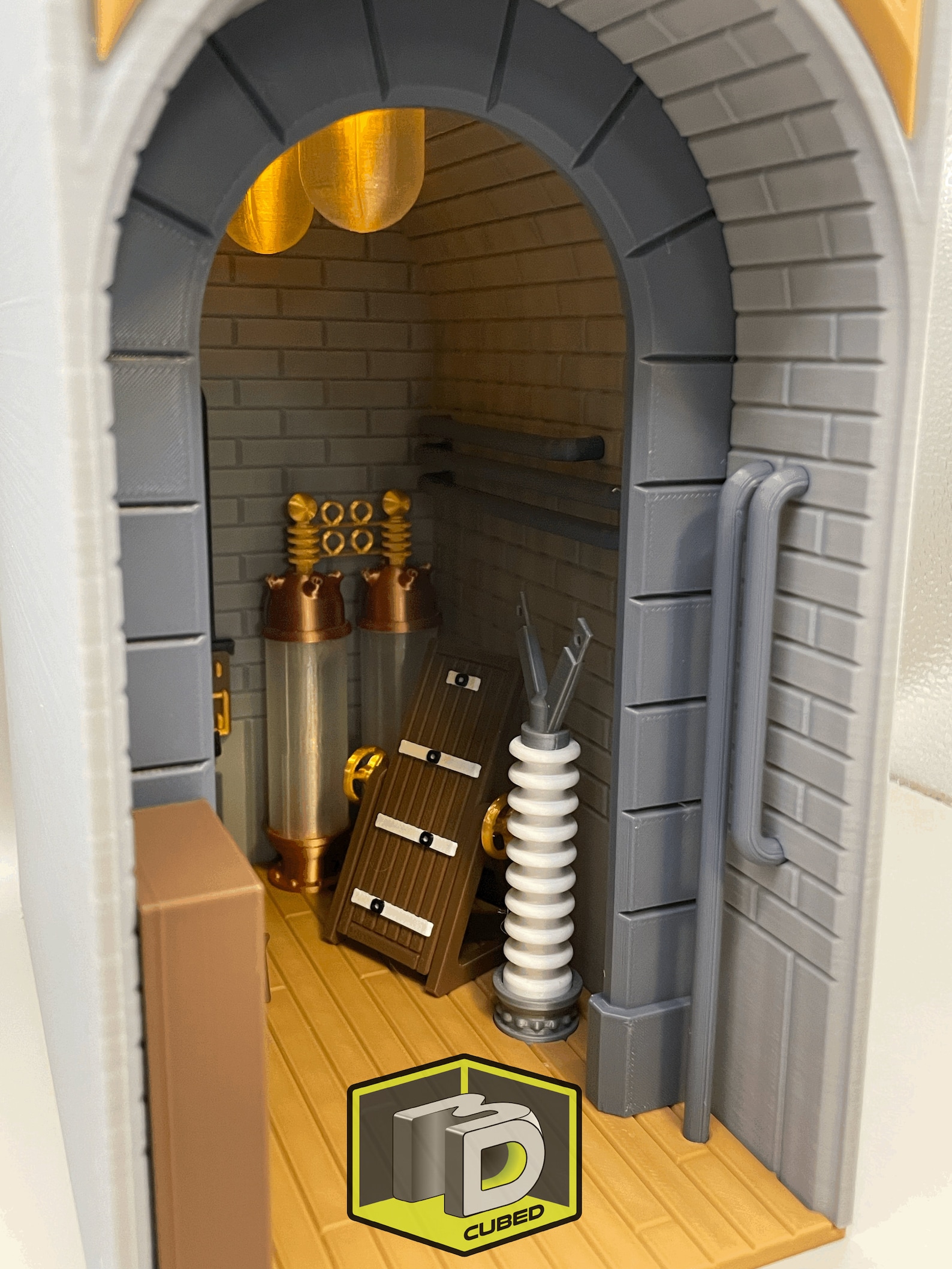 Frankenstein Lab Themed Book Nook - Bookshelf Decoration and Home ...