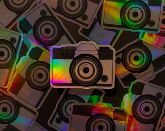 Vintage Analog Camera Sticker Cute Film Camera Vinyl Decal - Etsy