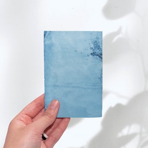 Mini Hand-bound Indigo Sketchbook | Journal - Etsy