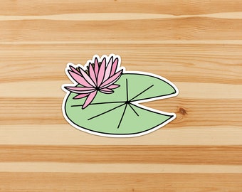 Lily Pad Sticker | Etsy