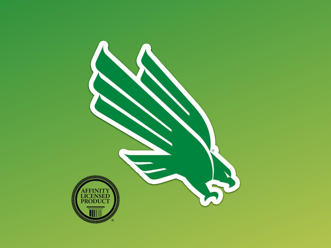 University of North Texas Diving Eagle | UNT Vinyl Sticker - Etsy