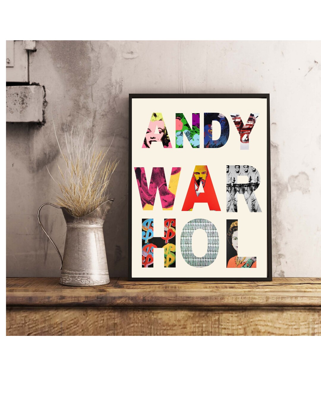 Andy Warhol Digital Print, Andy Warhol Wall Art, Digital Print - Etsy