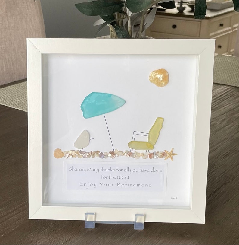 Retirement Seaglass Beach Design - Etsy