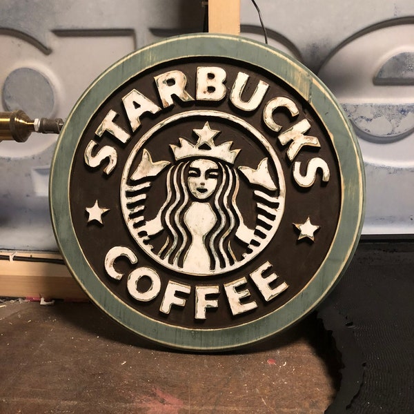 Starbucks Sign - Etsy