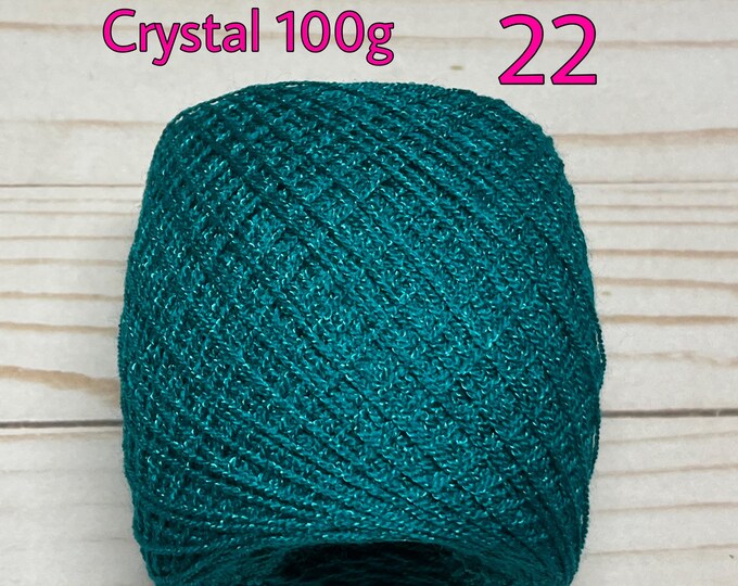Crystal Yarn 100g | Pink Yarn | Hilo Crystal | Mexican Yarn | Pantera ...