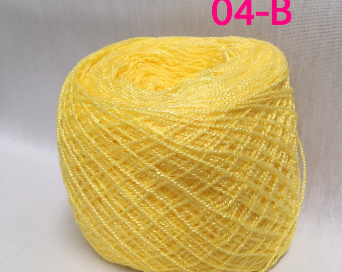 Crystal Yarn 100g Yellow Yarn Hilo Crystal Mexican Yarn Pantera Rosa ...